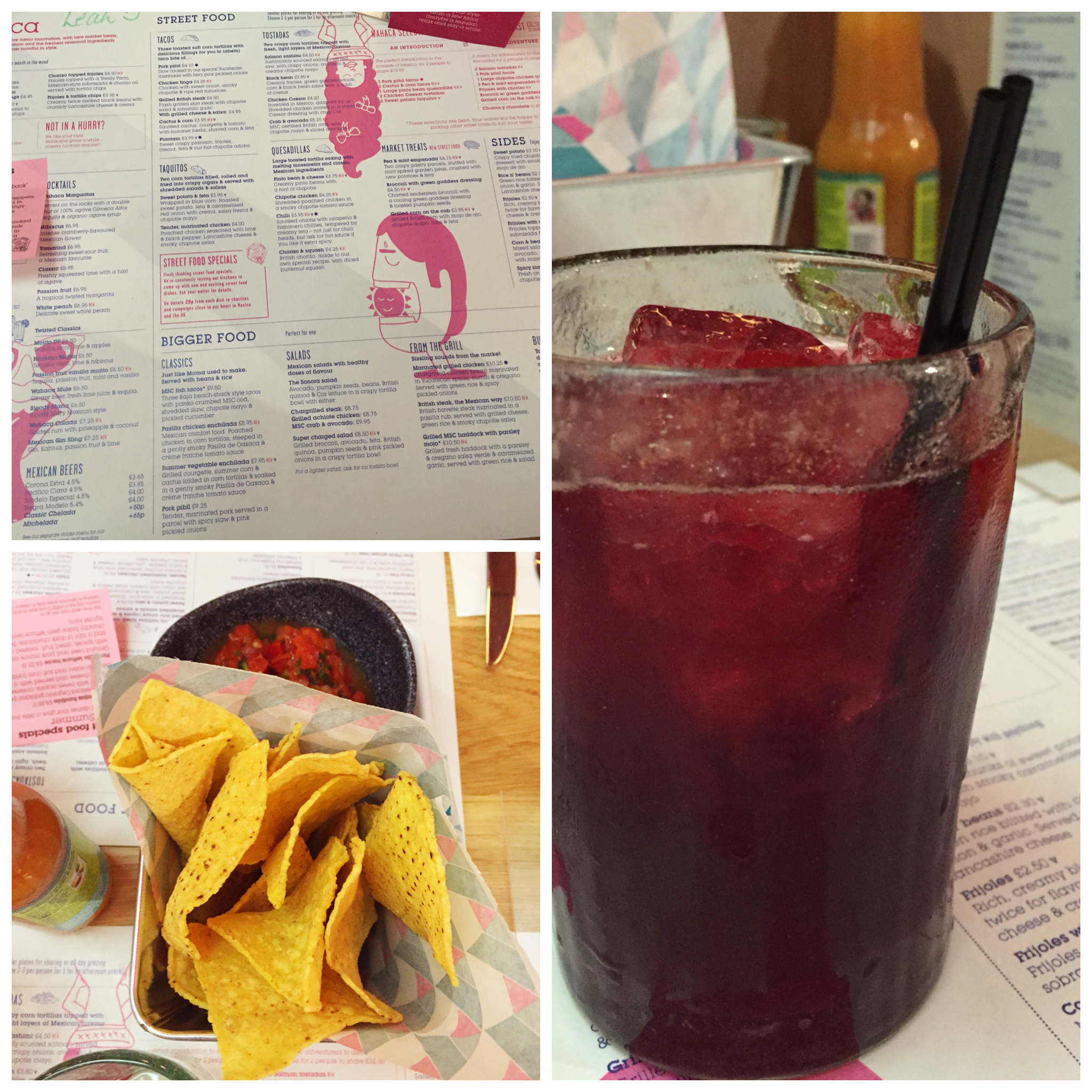Mexican and margaritas at Wahaca | Becci's blog